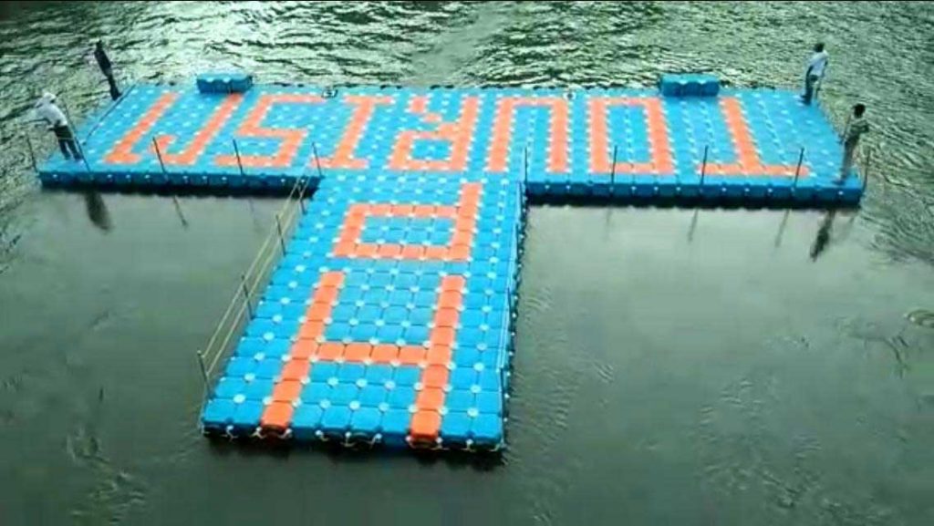 Floating Jetty at Largi Dam, Himachal Pradesh - West Coast Marine
